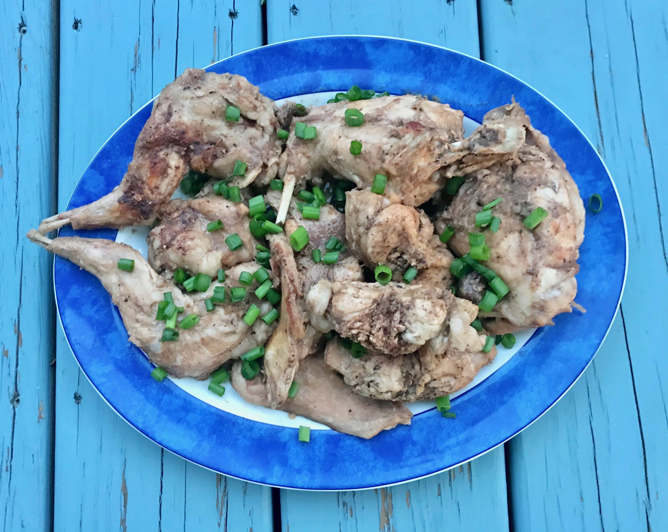 Braised Rabbit in Almond Sauce - Kathryn Matthews